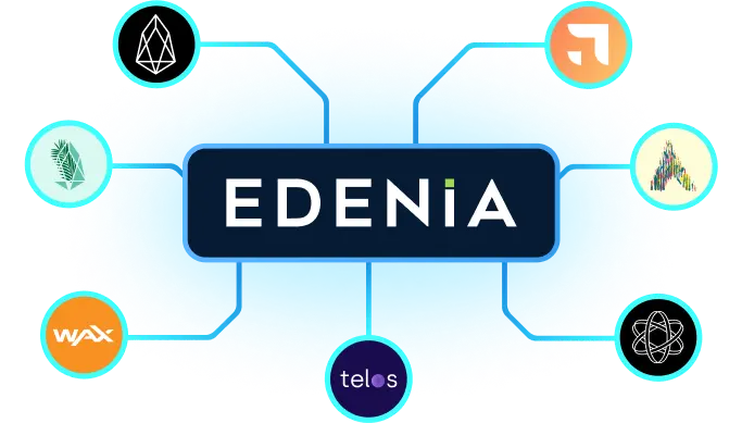 All the networks on Antelope Tools with the Edenia logo in the middle
